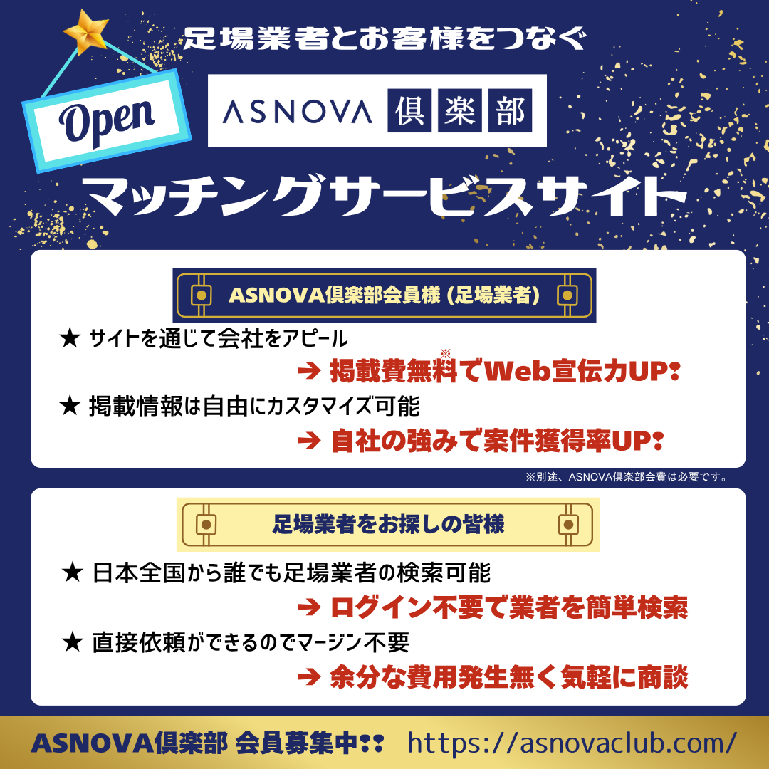 ASNOVA倶楽部 マッチングサイトオープン!! – ASNOVA市場